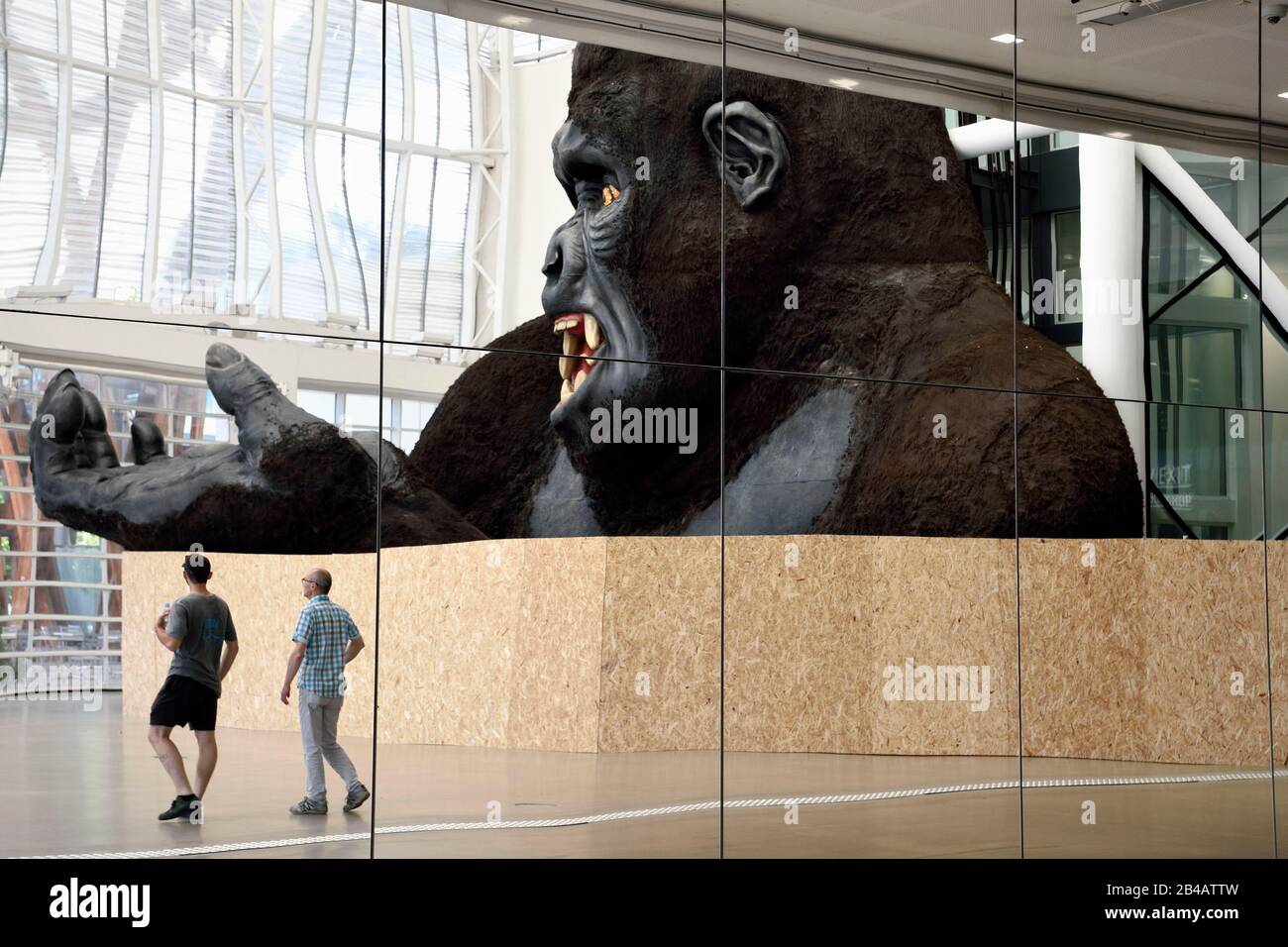France, Moselle, Metz, Amphitheatre district, Centre Pompidou Metz, art ...