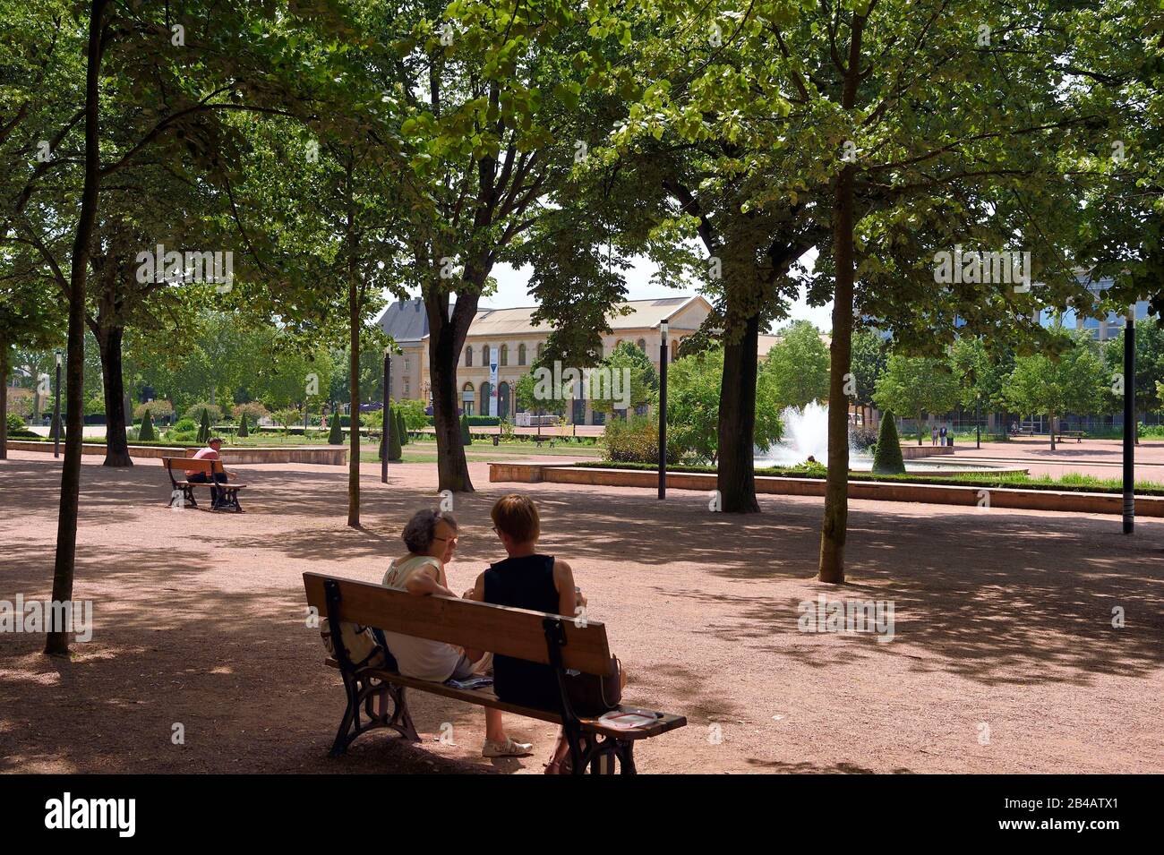 Esplanade park metz moselle lorraine hi-res stock photography and ...