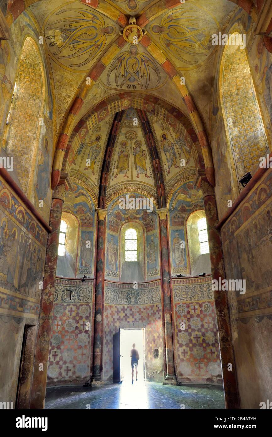 France, Moselle, Metz, Chapel of the Knights Templar, rotunda church ...
