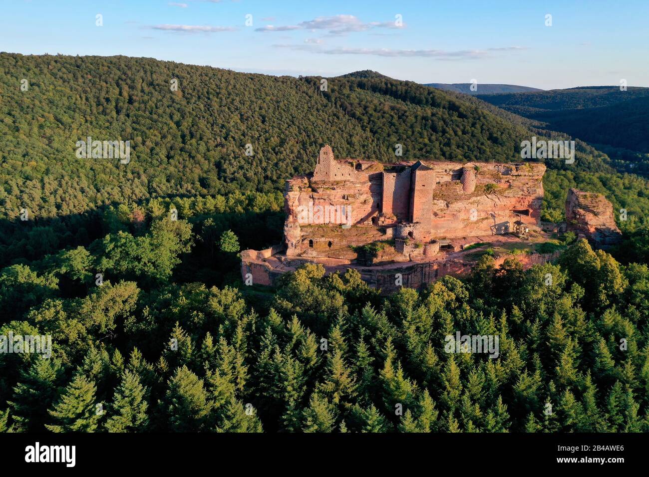 France, Bas Rhin, Northern Vosges Regional Natural Park, Lembach ...