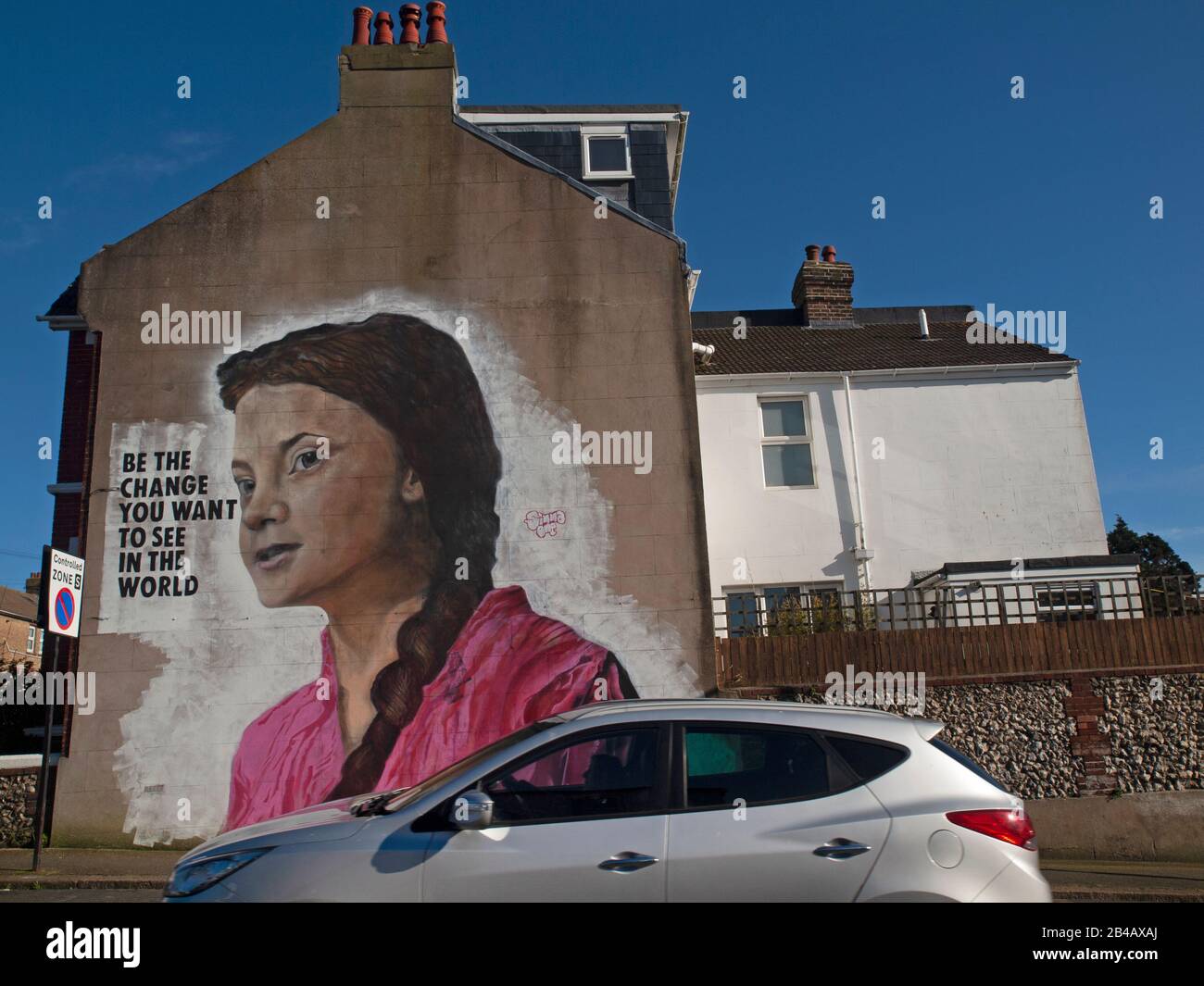 Greta thunberg street art hi-res stock photography and images - Alamy