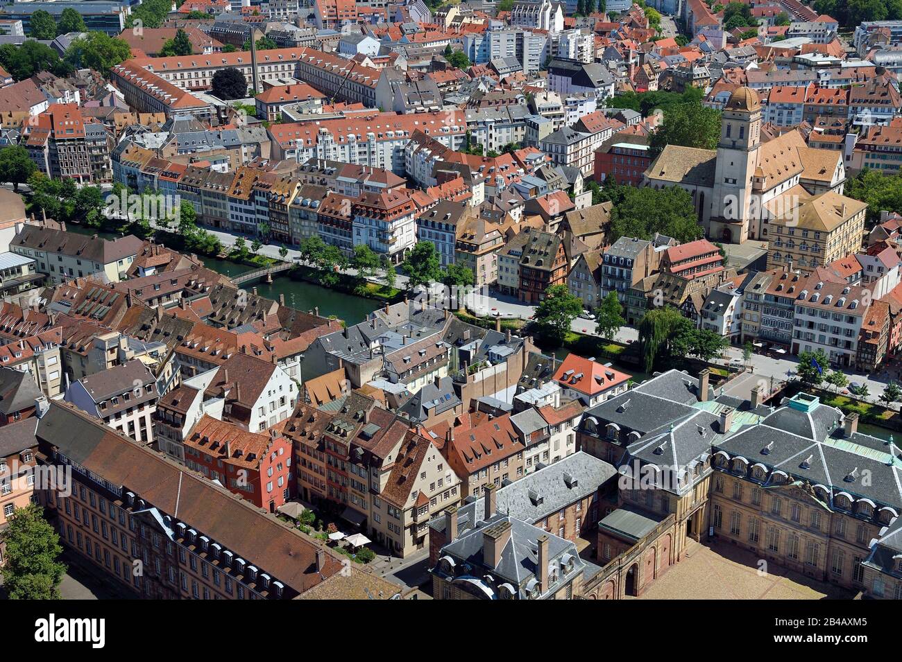 France, Bas Rhin, Strasbourg, old town listed as World Heritage by ...