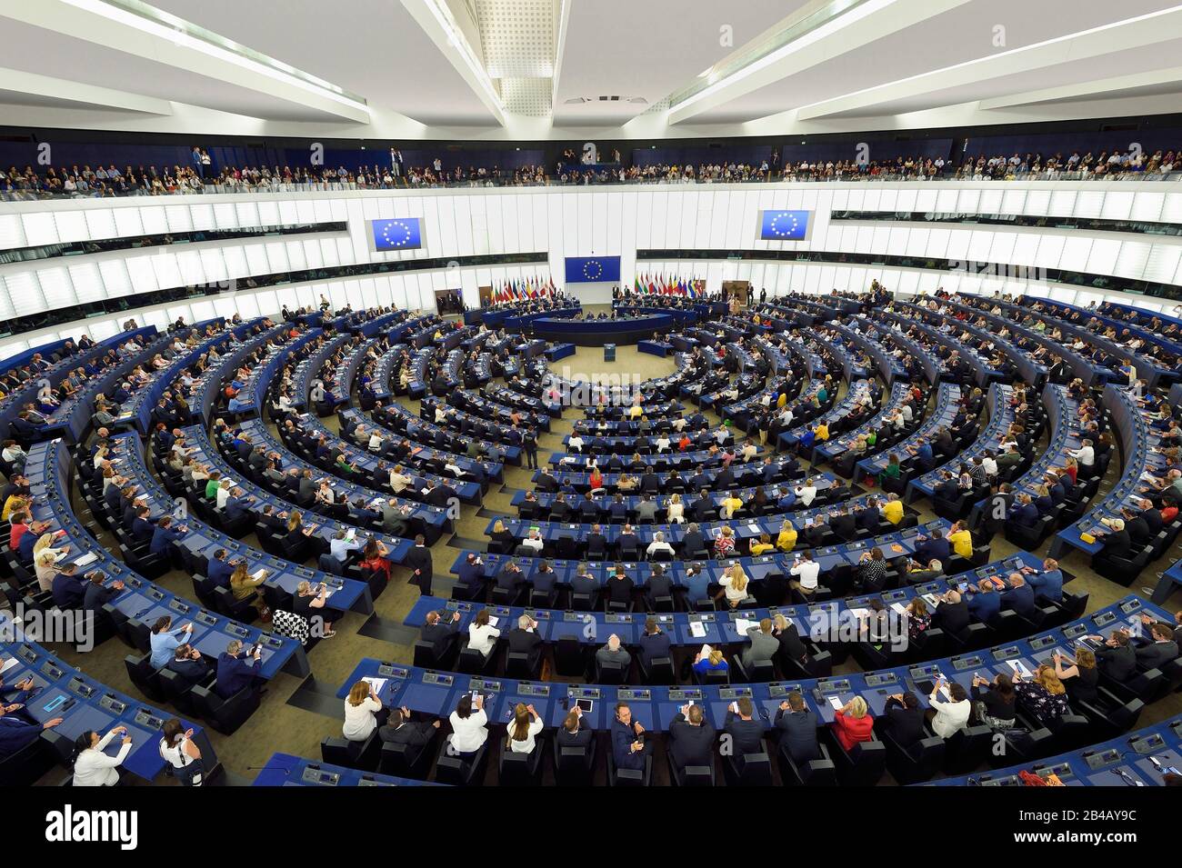 European hemicycle hi-res stock photography and images - Alamy