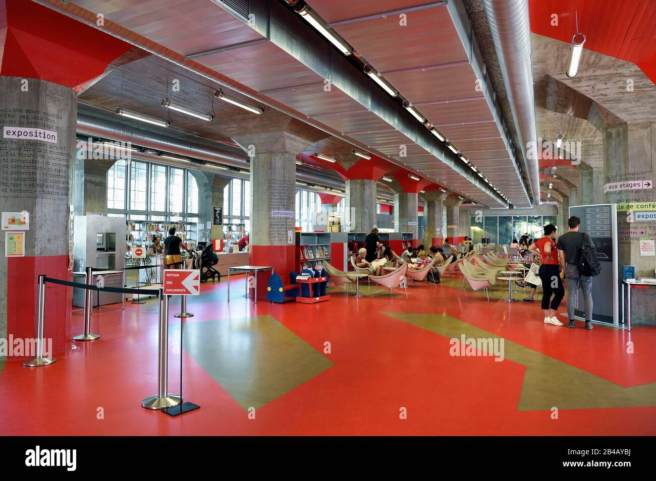 France, Bas Rhin, Strasbourg, development of port du Rhin (Rhine's ...