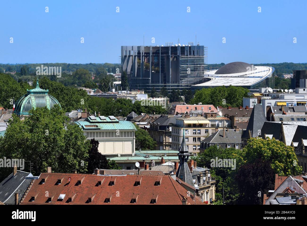 France, Bas Rhin, Strasbourg, European district, the European ...