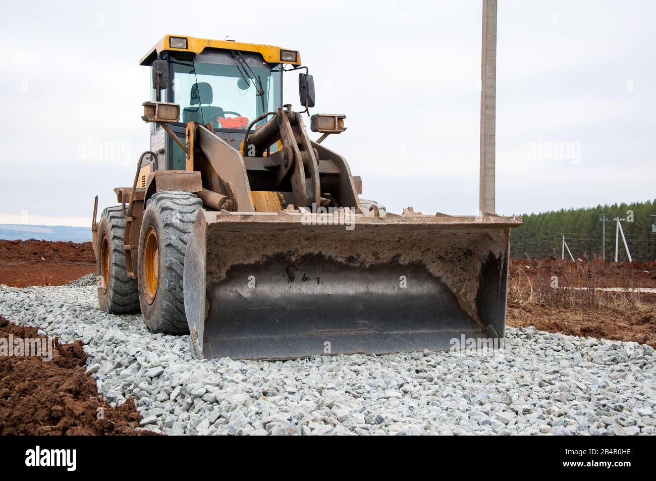 Tractor front end loader hi-res stock photography and images - Alamy