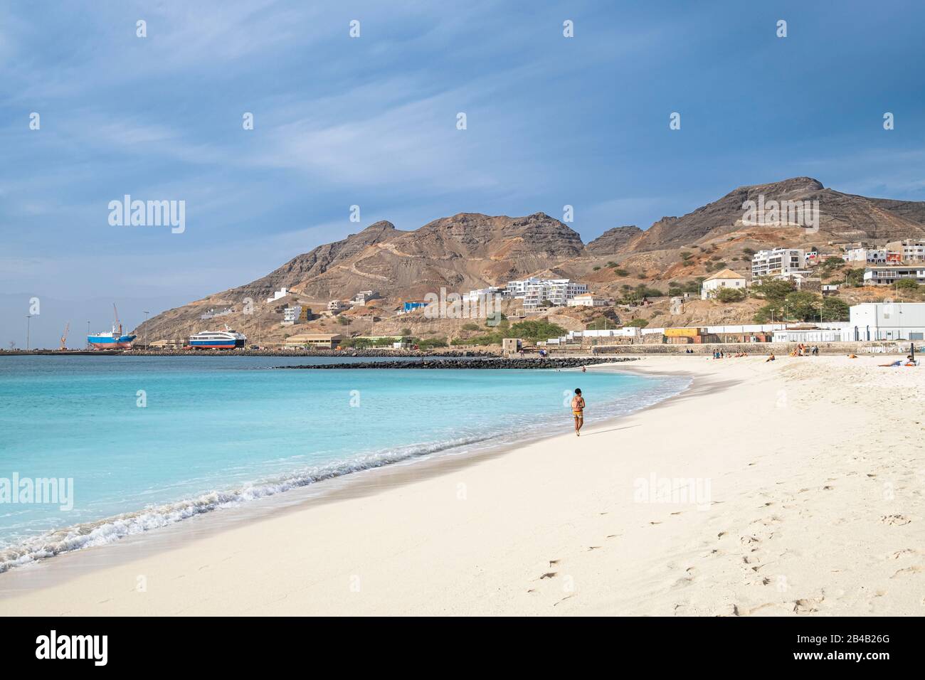 Cape Verde, Sao Vicente island, Mindelo, Laginha beach Stock Photo - Alamy