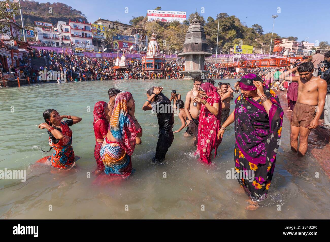 India, Uttarakhand, Haridwar, holy city of hinduism, Kumbh Mela Hindu ...