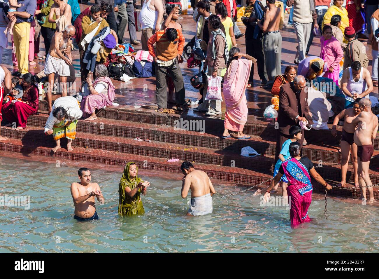 India, Uttarakhand, Haridwar, holy city of hinduism, Kumbh Mela Hindu ...