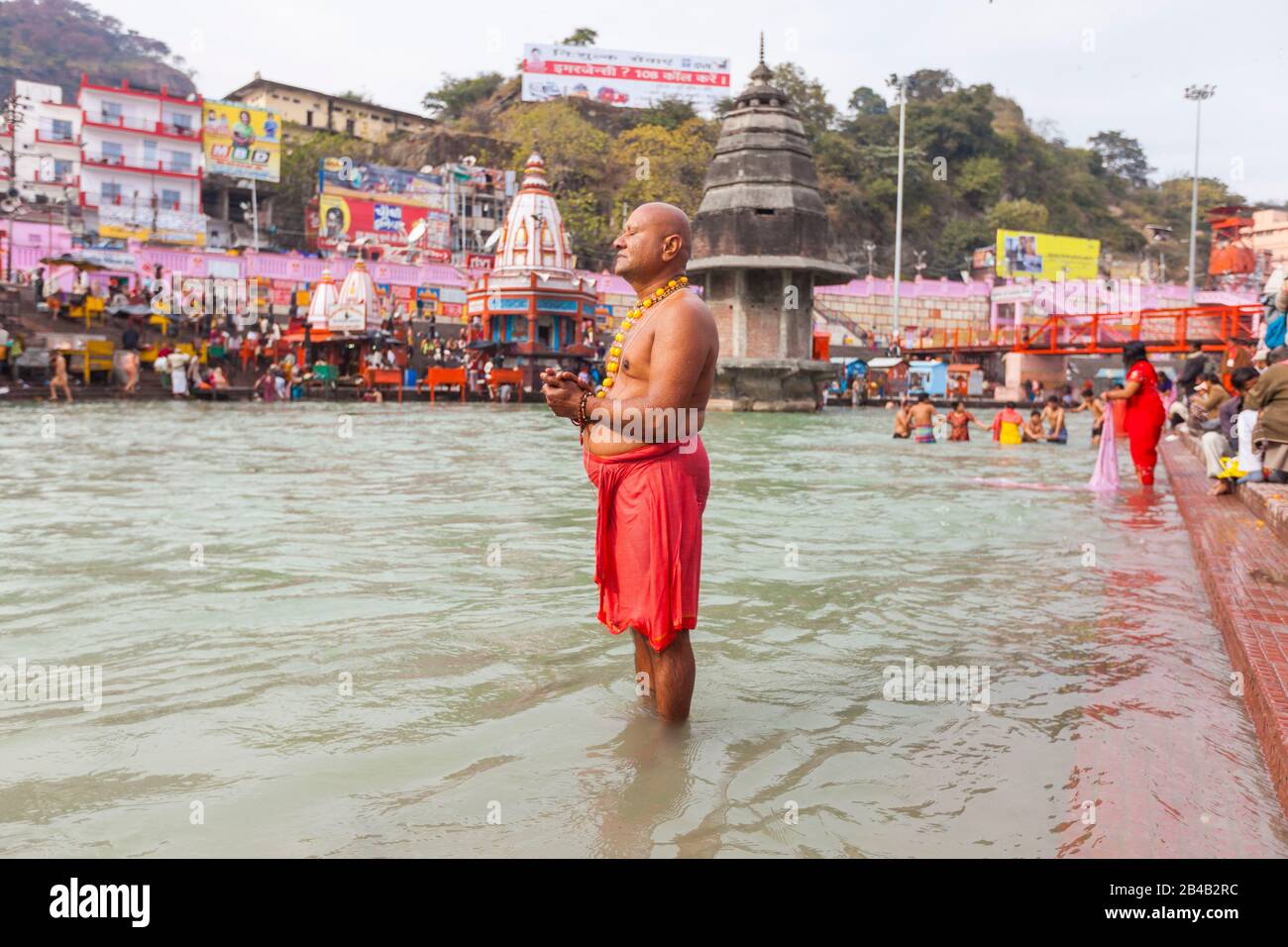 India, Uttarakhand, Haridwar, holy city of hinduism, Kumbh Mela Hindu ...