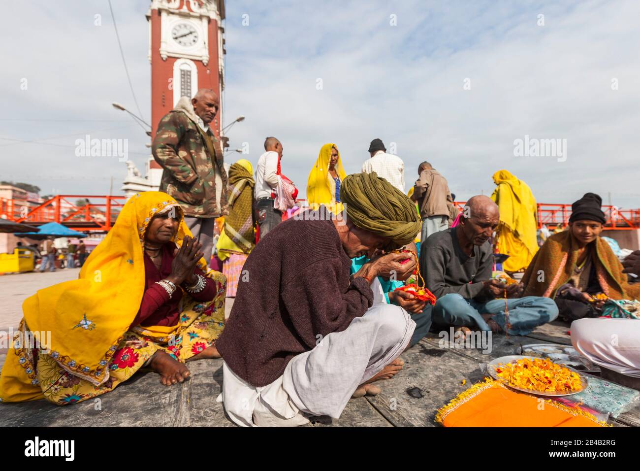 India, Uttarakhand, Haridwar, holy city of hinduism, Kumbh Mela Hindu ...