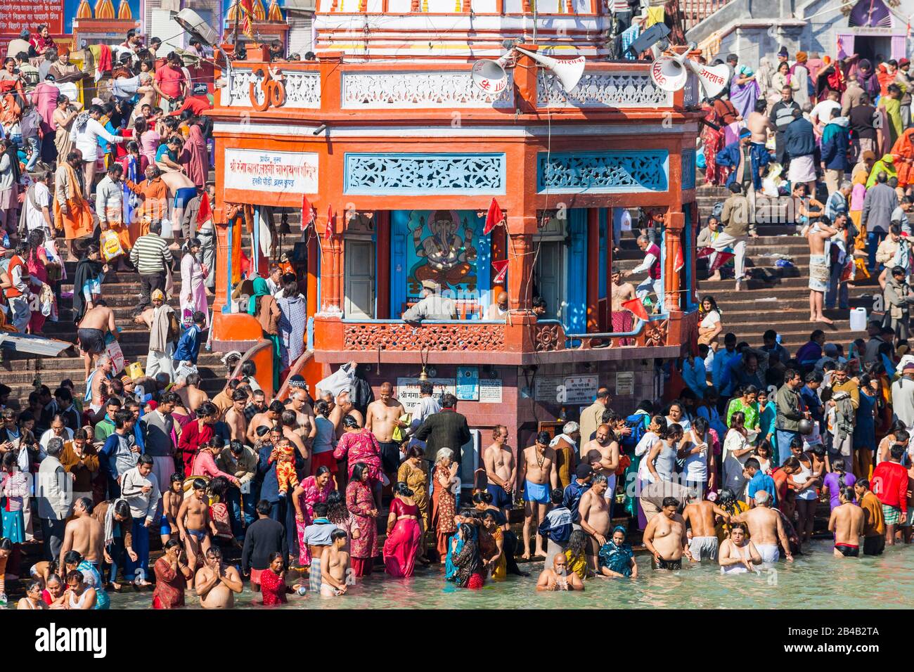 India, Uttarakhand, Haridwar, holy city of hinduism, Kumbh Mela Hindu ...