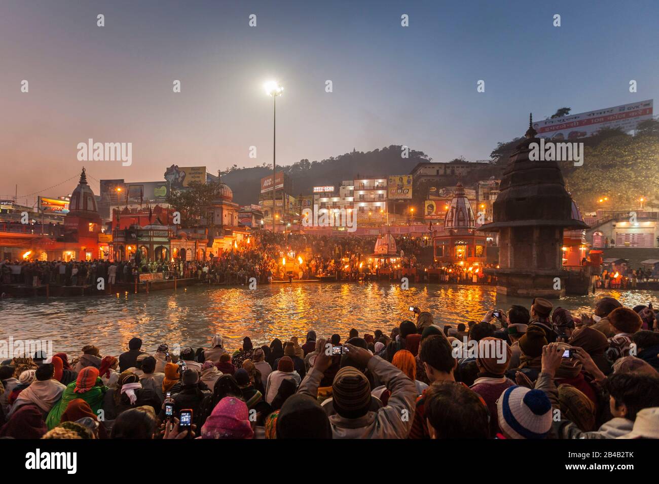 India, Uttarakhand, Haridwar, holy city of hinduism, Kumbh Mela Hindu ...