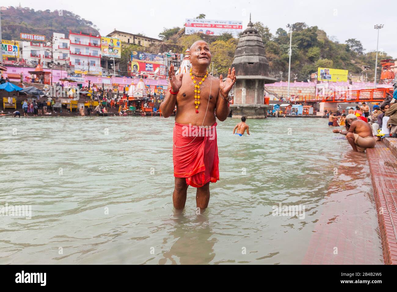 India, Uttarakhand, Haridwar, holy city of hinduism, Kumbh Mela Hindu ...