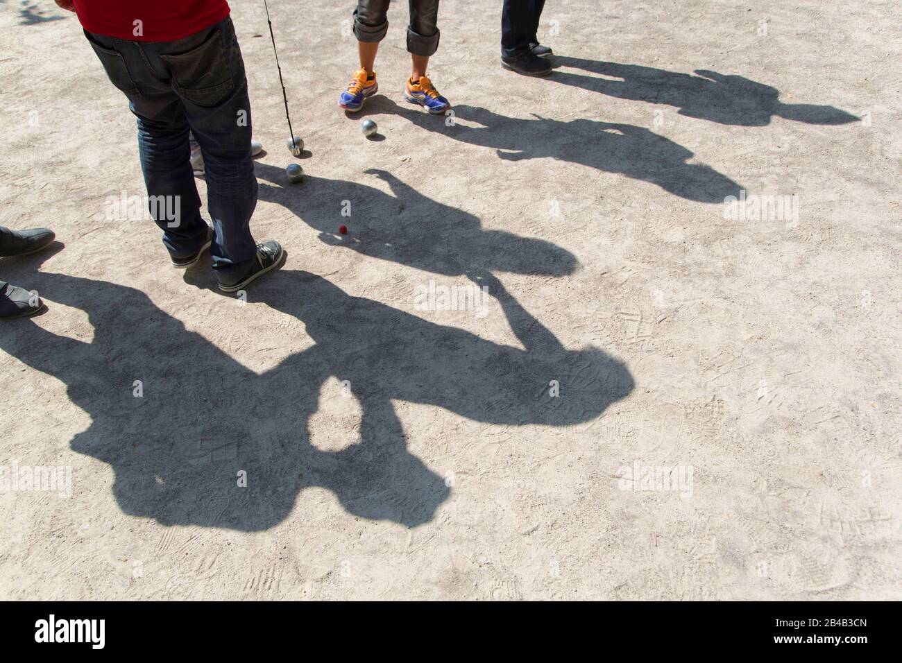 France, Bouches du Rhone, Marseille, boules area of United States, l ...