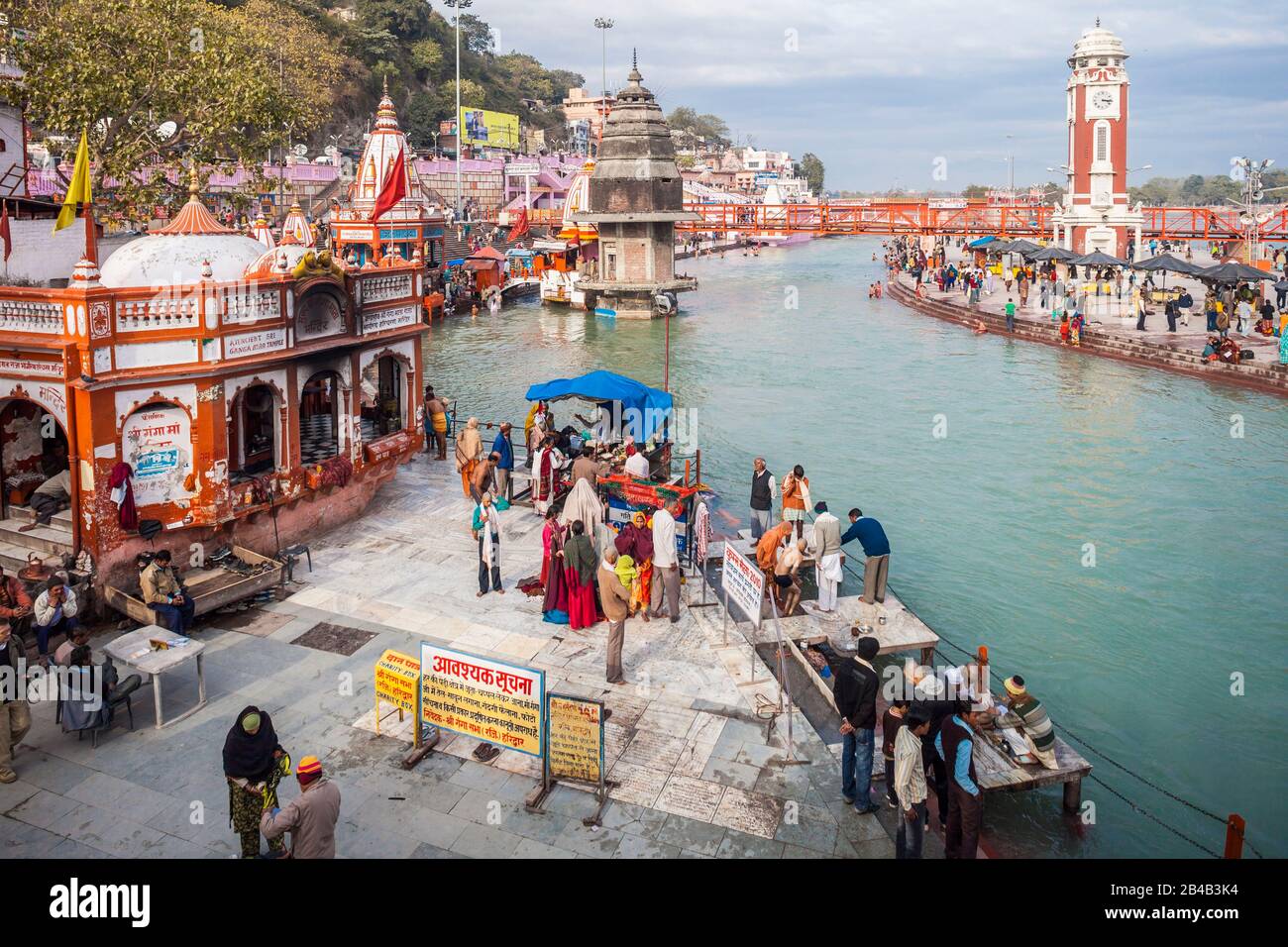 India, Uttarakhand, Haridwar, holy city of hinduism, Kumbh Mela Hindu ...