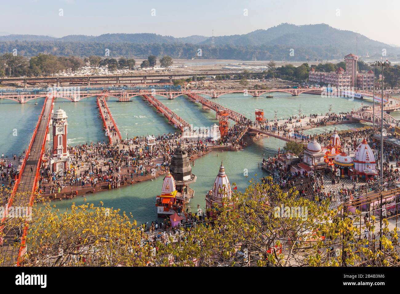 India, Uttarakhand, Haridwar, holy city of hinduism, Kumbh Mela Hindu ...