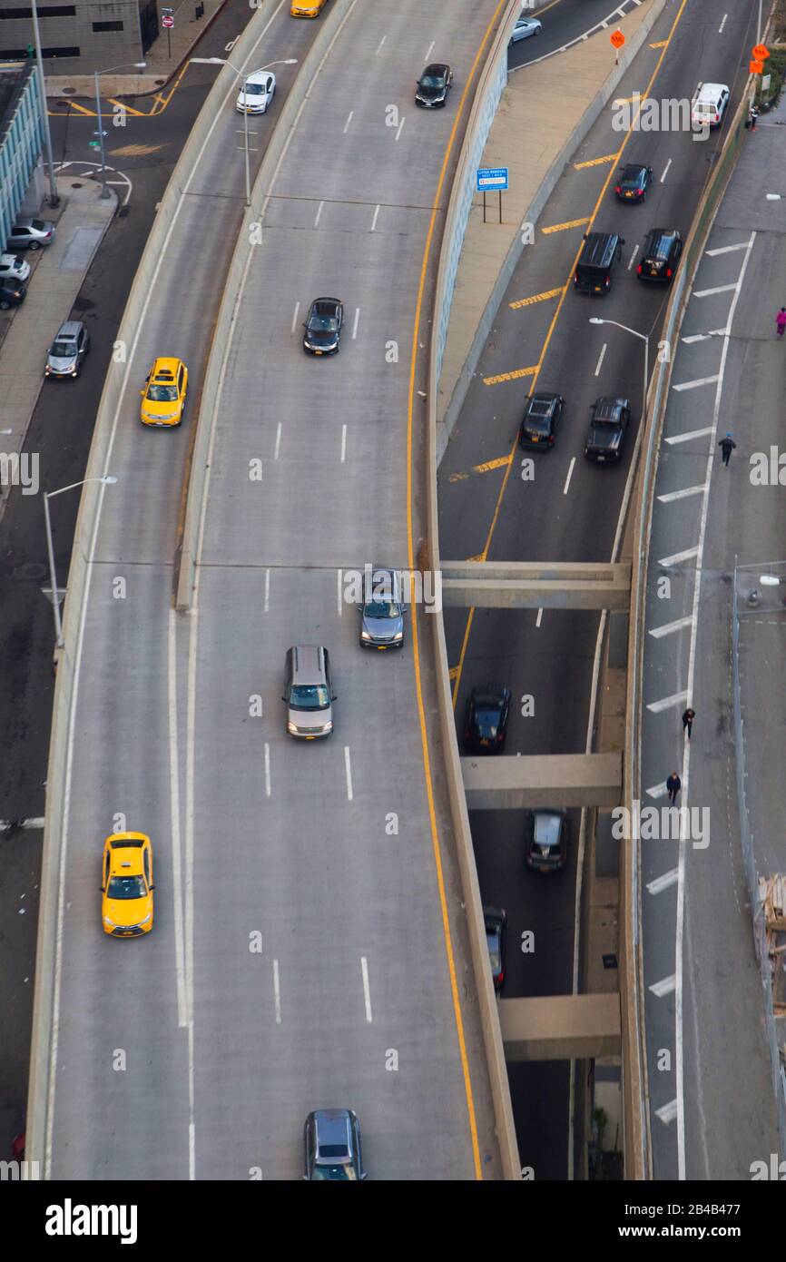 United States, New York, Manhattan, expressway Stock Photo - Alamy