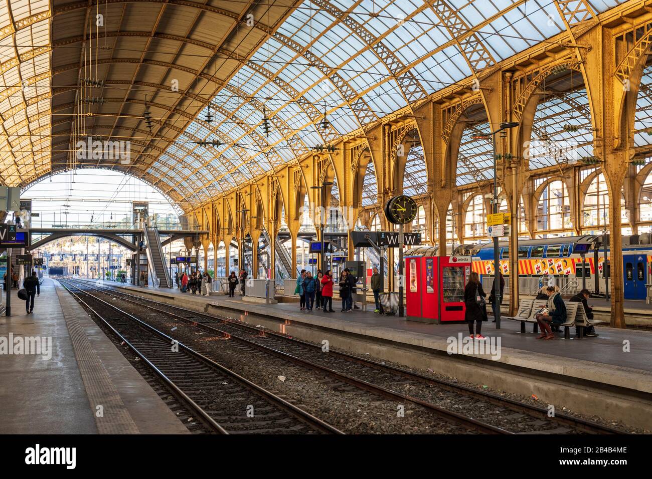 Nice ville train station hi-res stock photography and images - Alamy
