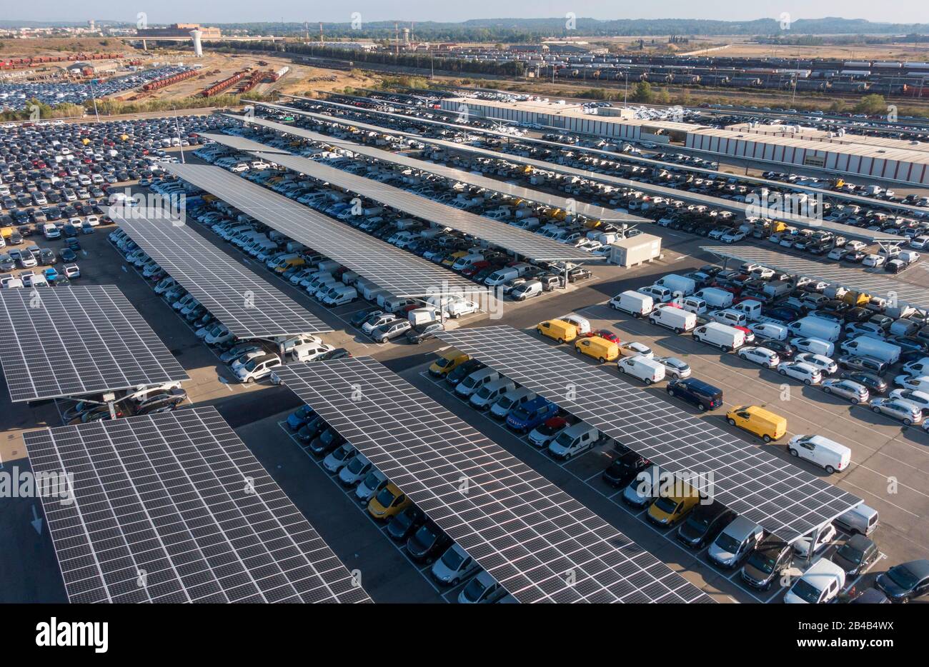 France, Bouches du Rhone, Miramas and Istres, Logistics platform for ...