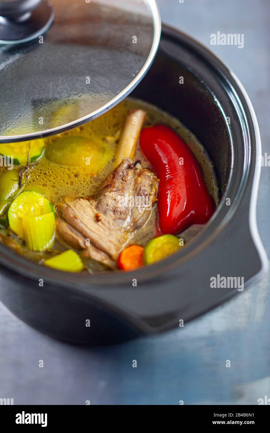 Lamb and vegetable broth hi-res stock photography and images - Alamy