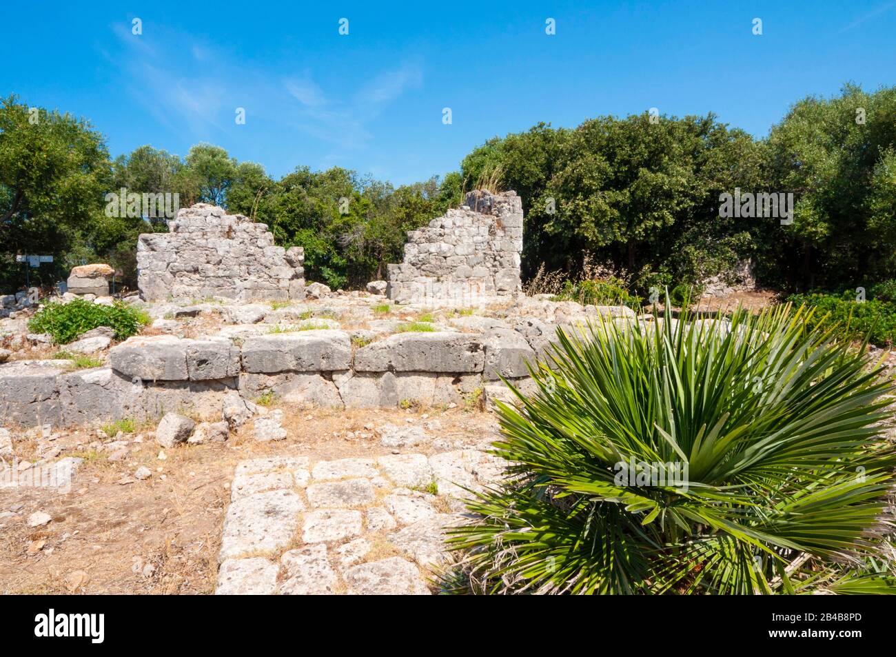 Italy, Tuscany, Grosseto province, Maremma, Ansedonia, Roman town of ...