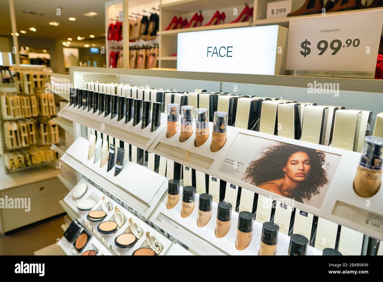 HONG KONG, CHINA - CIRCA JANUARY, 2019: cosmetics products on display ...