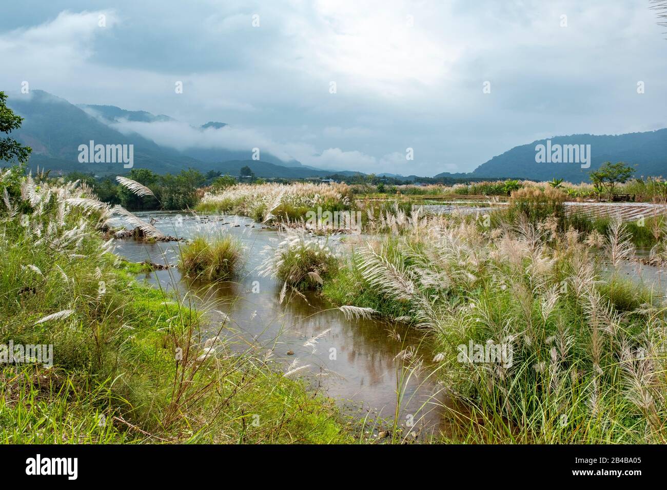Laos, Phongsaly province, around Ou Tai town, Nam Ou river Stock Photo ...
