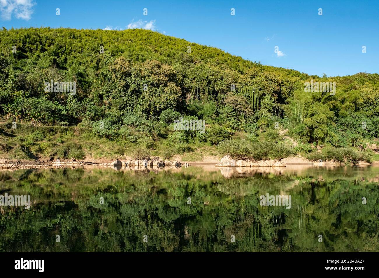 Laos, Phongsaly province, near Muang Khua town, the Nam Ou river Stock ...