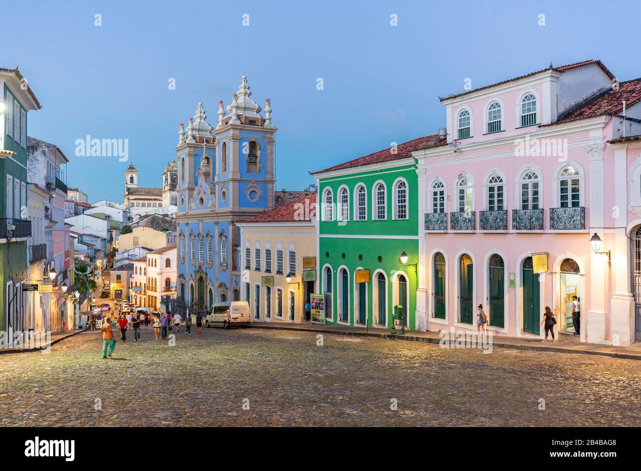 Brazil, Bahia state, Salvador de Bahia, historic center, street scenes ...
