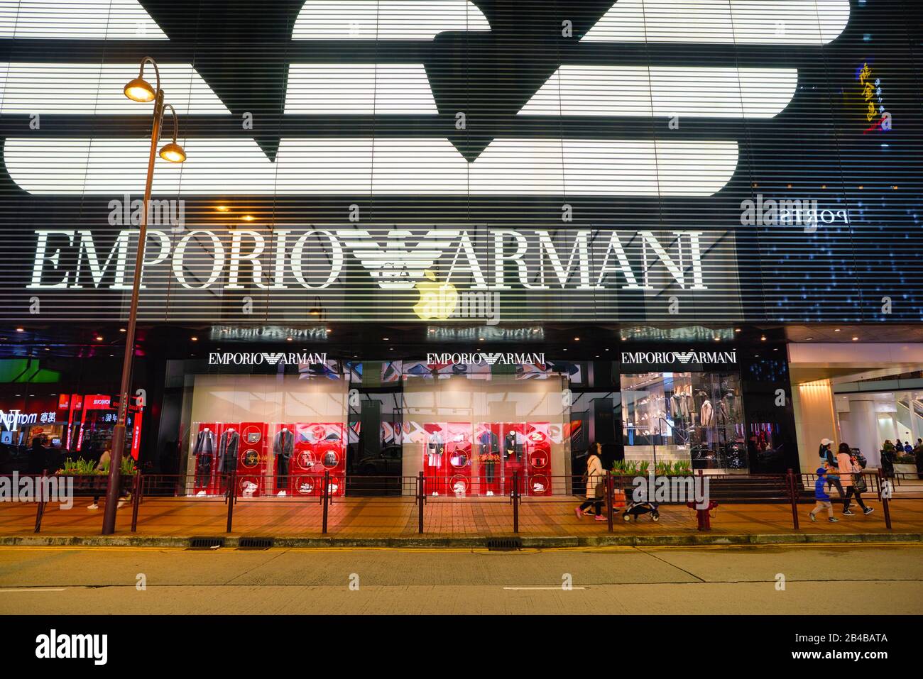 HONG KONG, CHINA - CIRCA JANUARY, 2019: Emporio Armani storefront in ...
