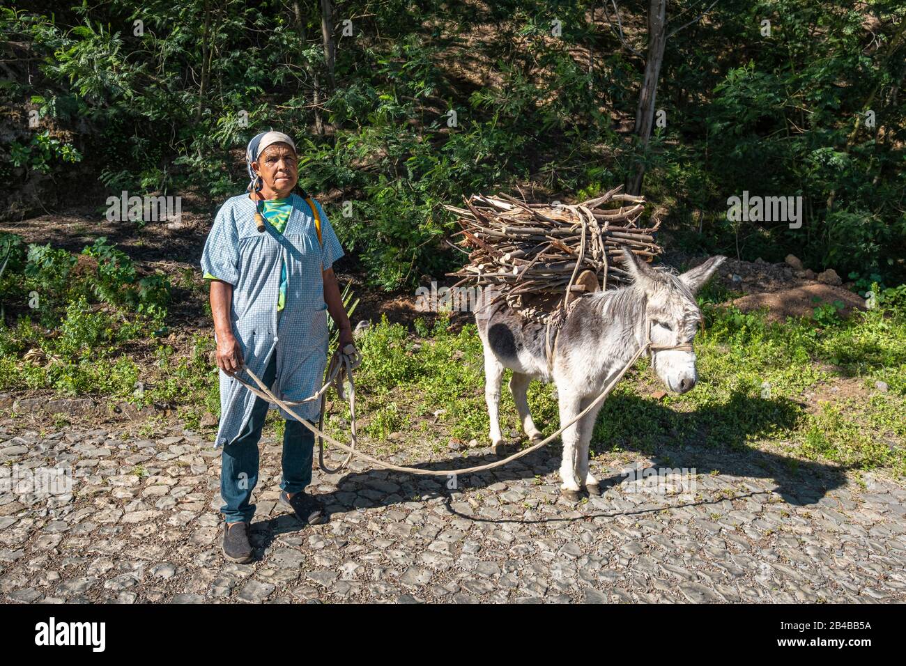 Cape Verde, Santo Antao island, the vertiginous Rope Road (Estrada da ...