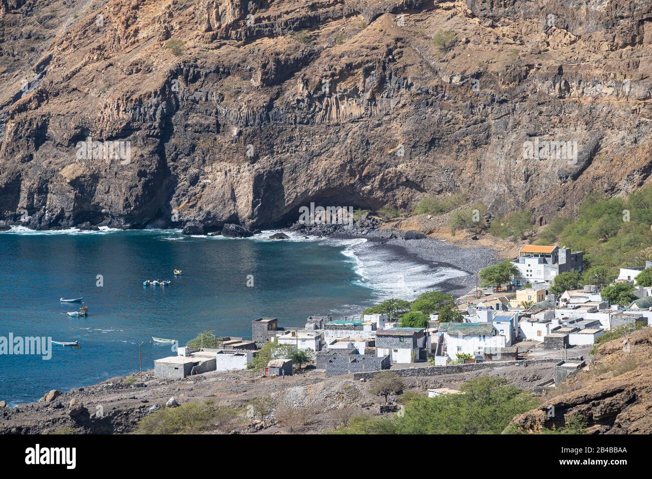 Cape Verde, Santo Antao island, coastal hike from Tarrafal de Monte ...