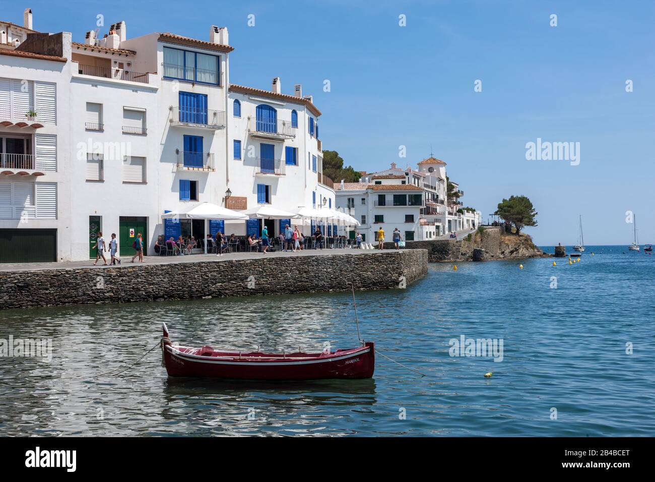 Spanish coastal village of Cadaques in the sunshine Spain Stock Photo ...
