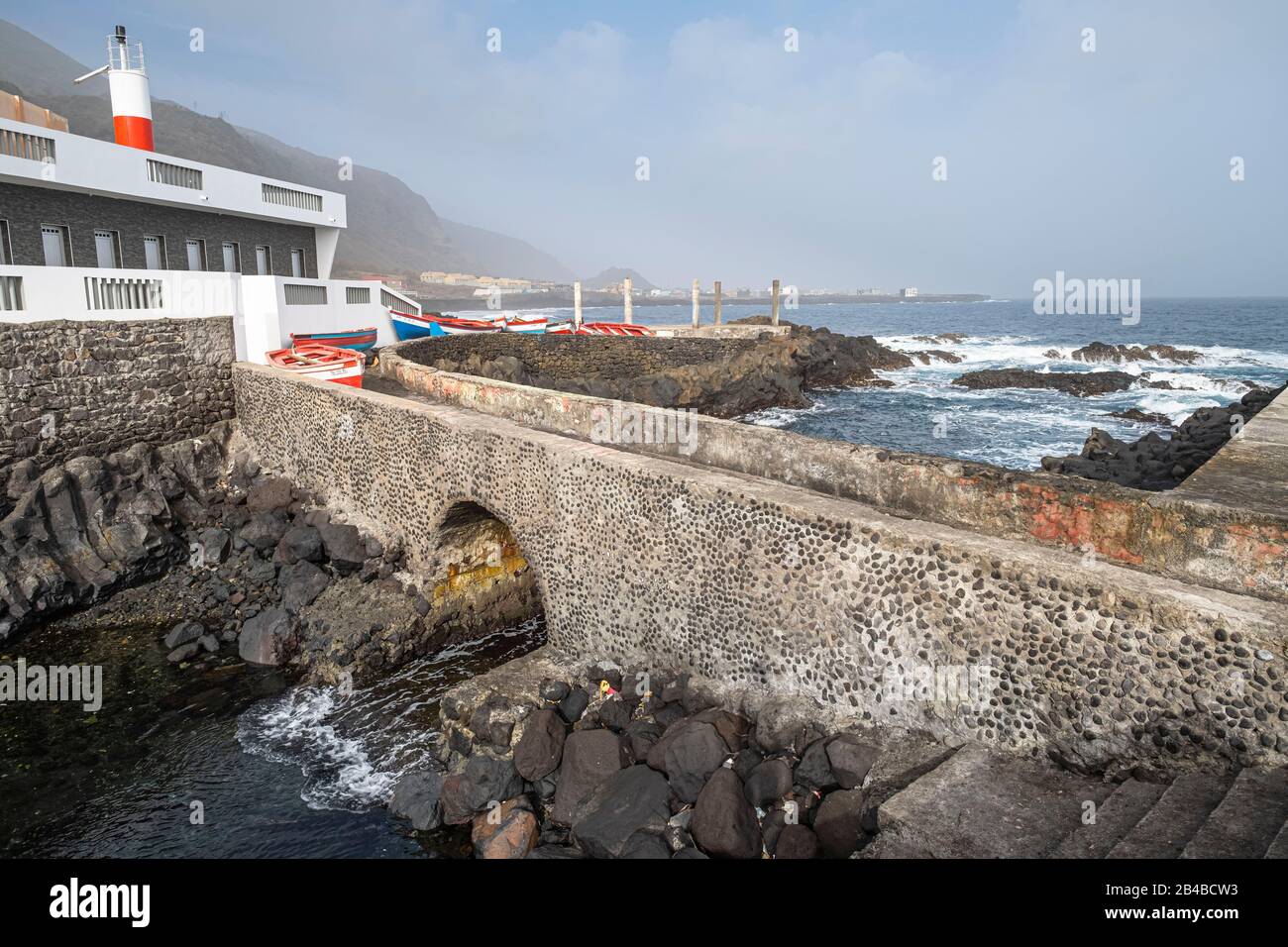 Cape Verde, Fogo island, Mosteiros on the northern coast Stock Photo ...