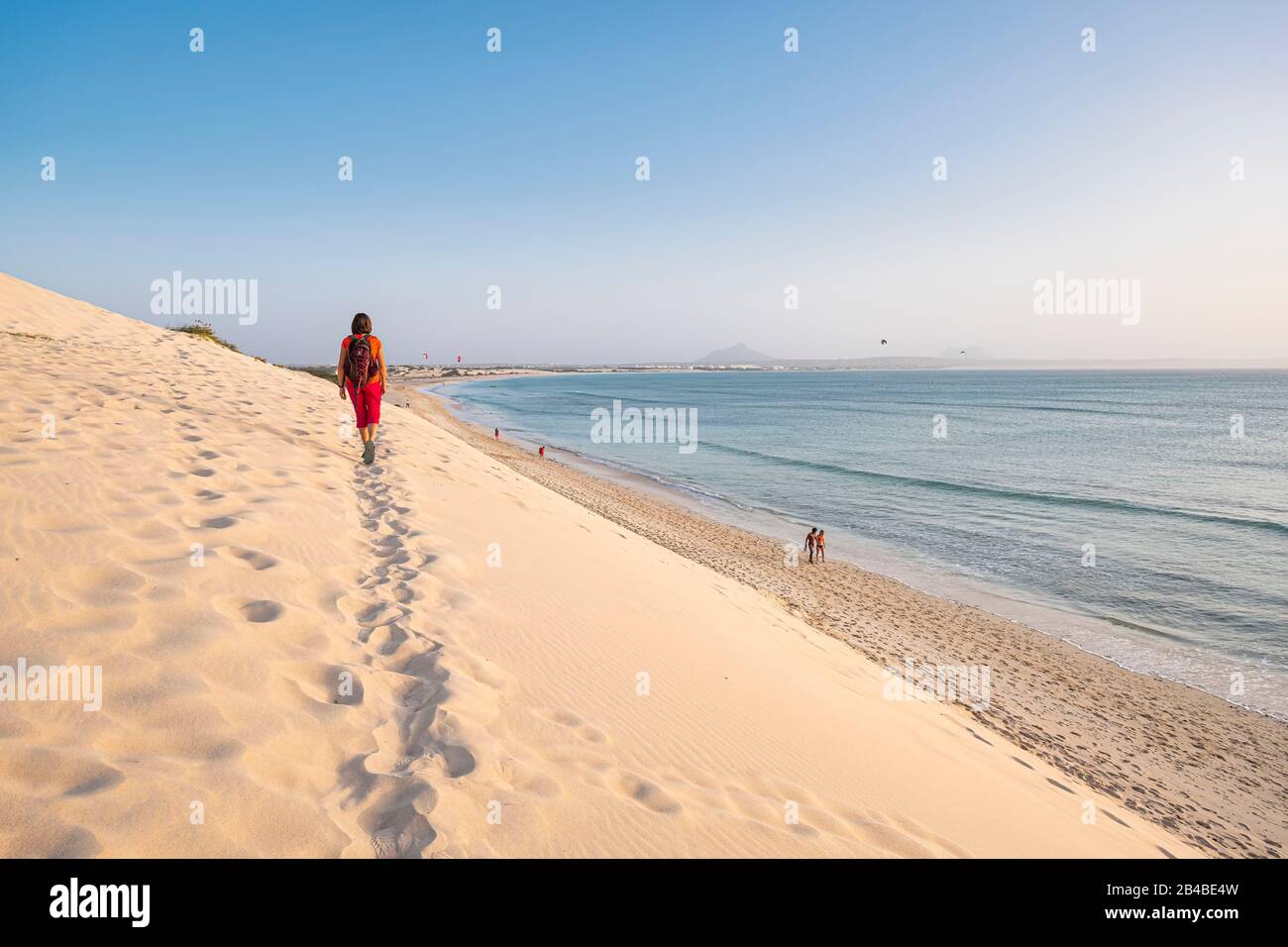 Cape Verde, Boa Vista island, Sal Rei, Carlota beach Stock Photo - Alamy