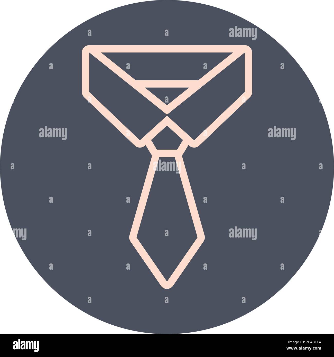 clothing necktie block and line icon Stock Vector Image & Art - Alamy
