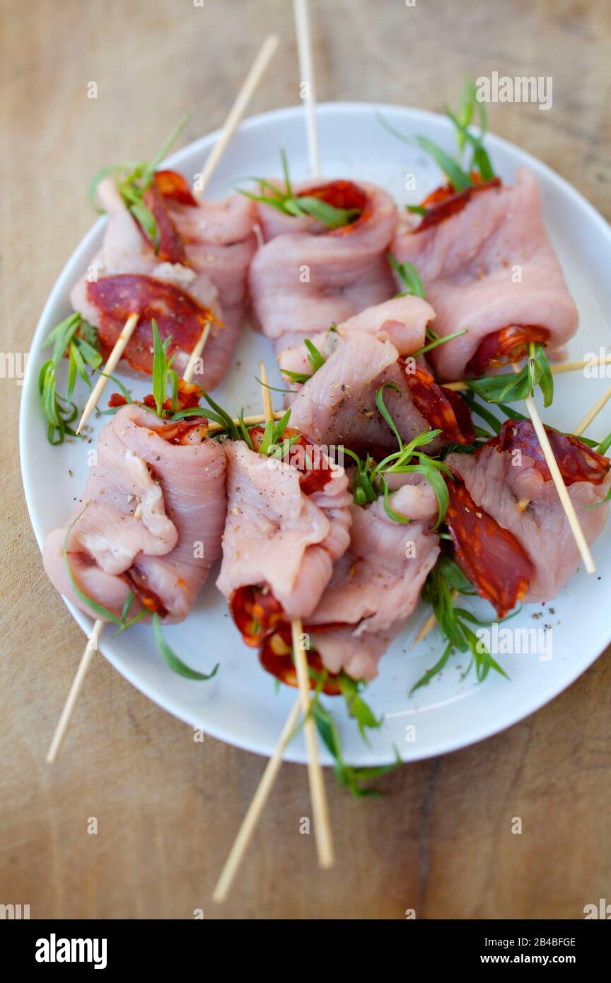 Close up marinated veal hi-res stock photography and images - Alamy
