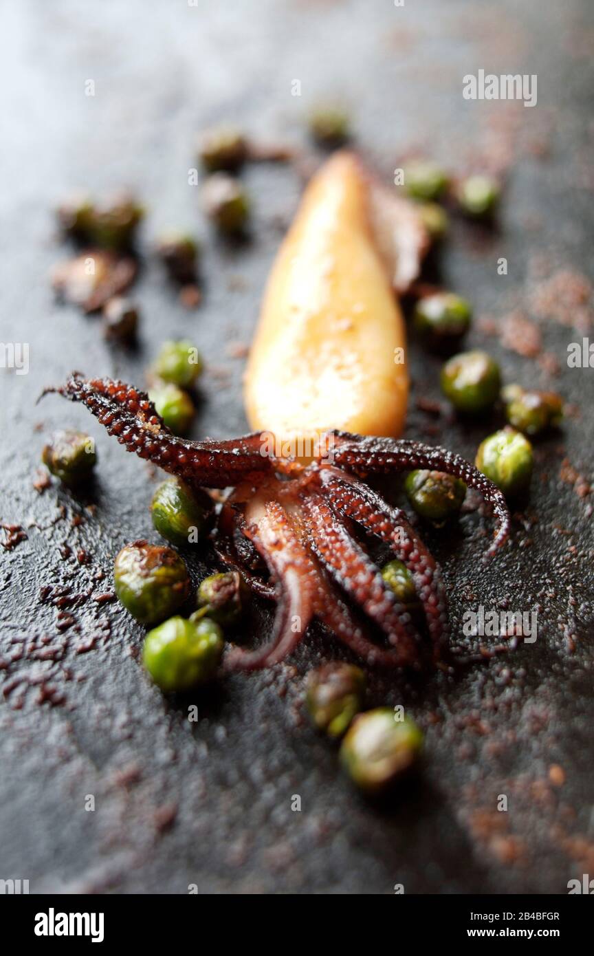 Cooking squid hi-res stock photography and images - Alamy