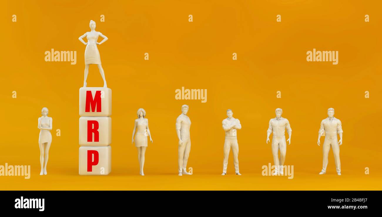 MRP Material Requirements Planning Presentation Background in Orange ...