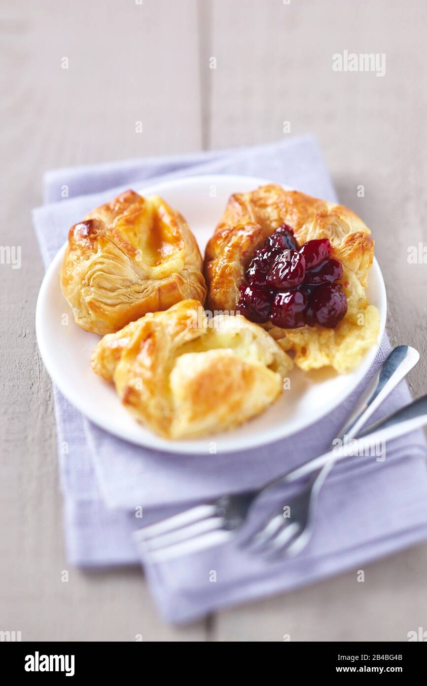Babybel flaky Basque cheese cherries Stock Photo - Alamy