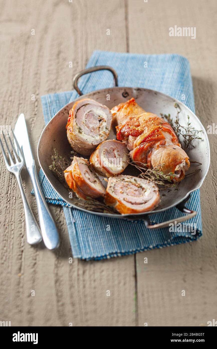 Veal roulade hi-res stock photography and images - Alamy