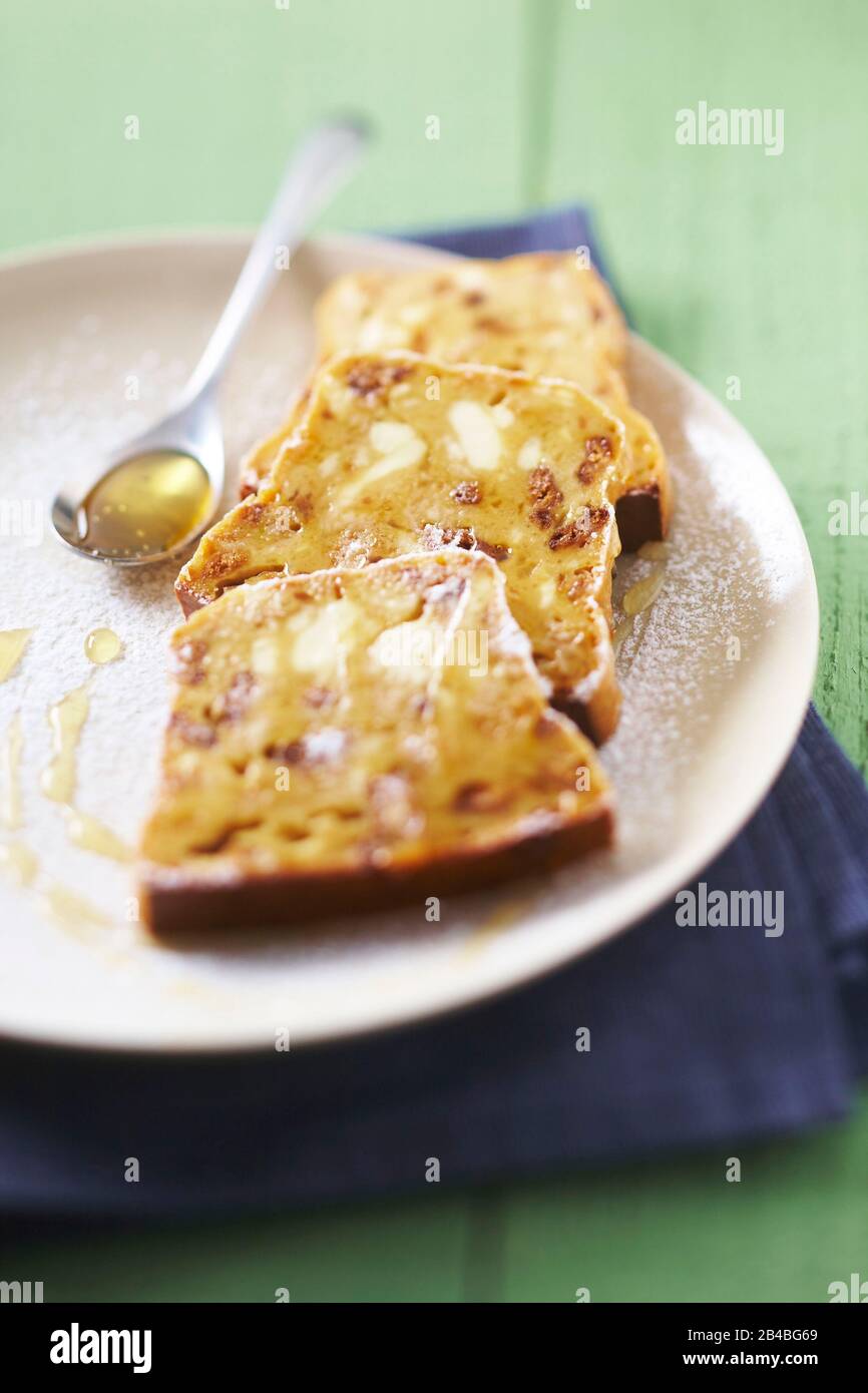Kiri-based dish, Kiri cheese and brown pudding pudding Stock Photo - Alamy