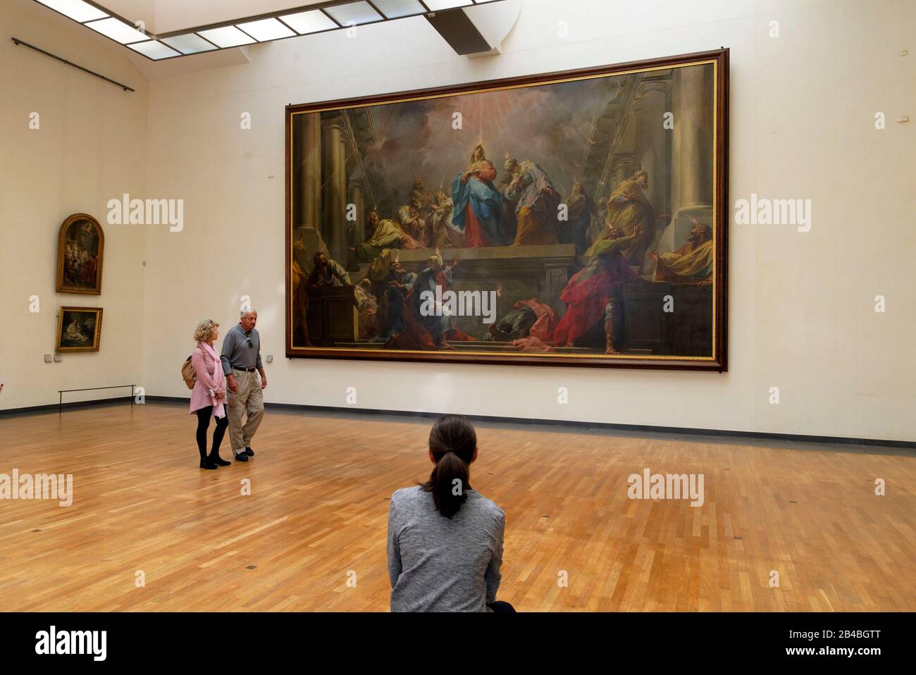 France, Paris, UNESCO World Heritage Site, Louvre museum, 18th century ...