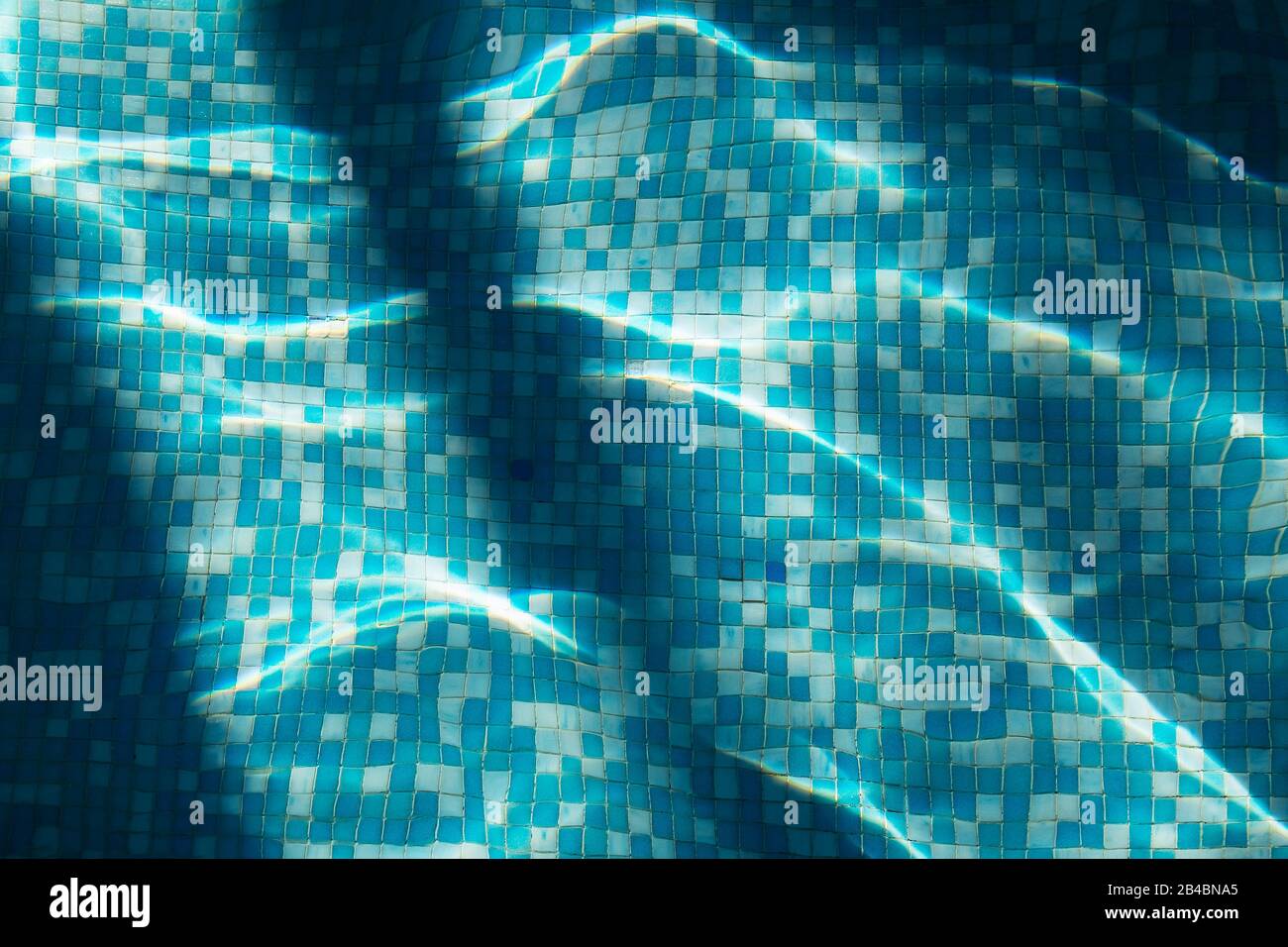 Water swimming pool seamless caustic texture. Glare on the water Stock ...