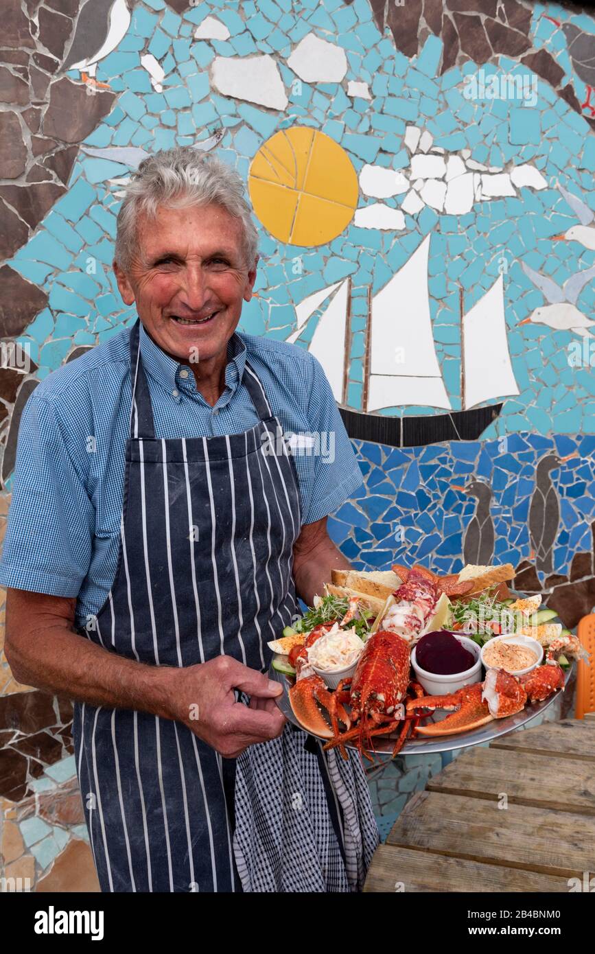 United Kingdom, England, Cornwall, The Lizard, Polpeor Cafe (England's ...