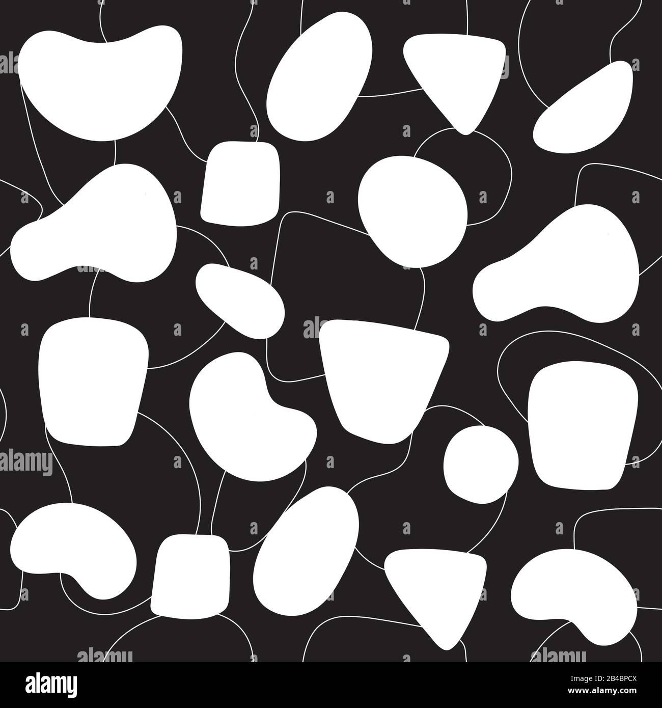 Abstract modern retro seamless background spots shapes Stock Vector ...