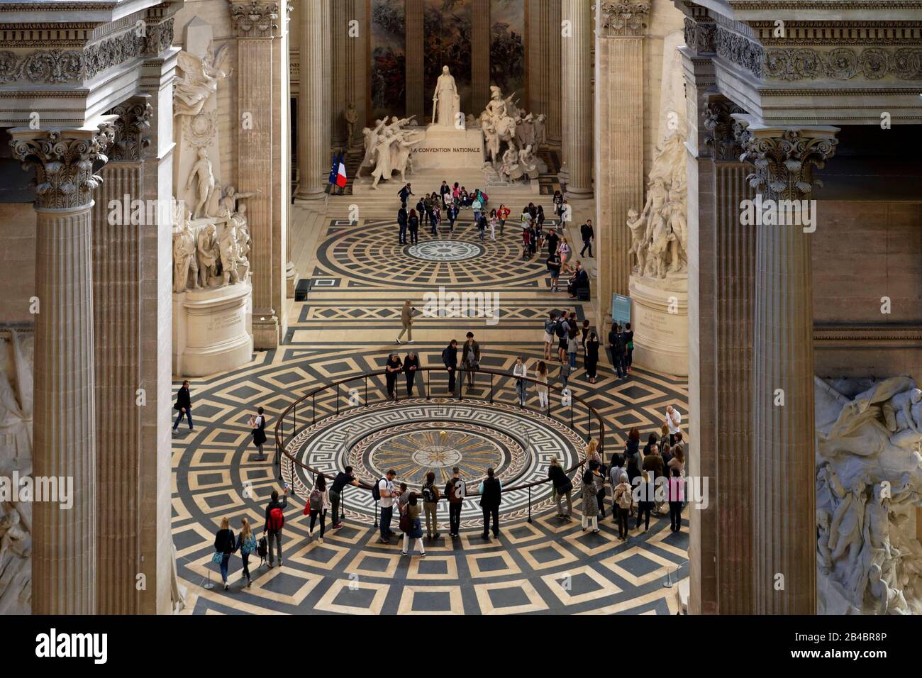 France, Paris, Latin Quarter, Pantheon (1790) neoclassical style ...