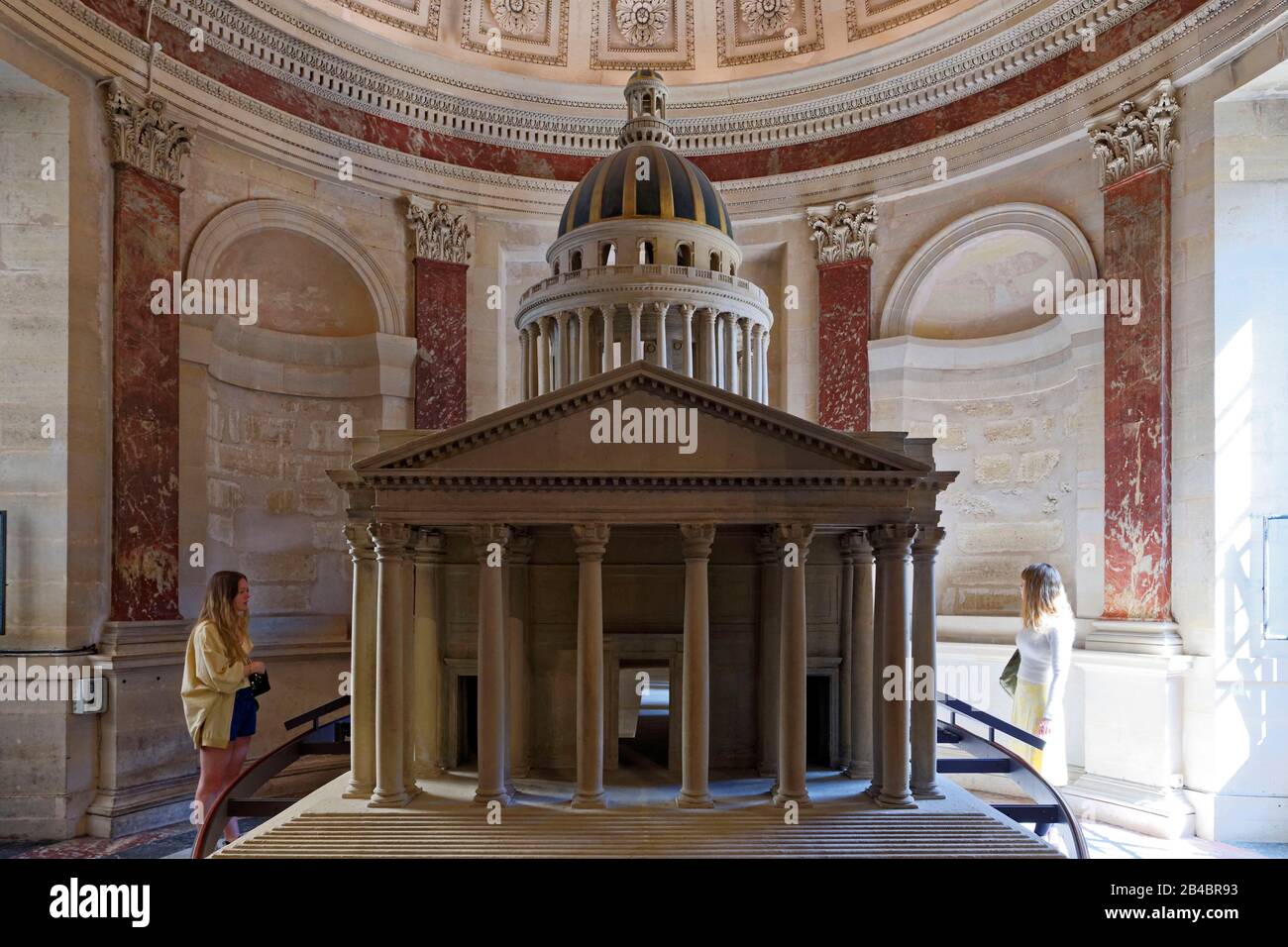 France, Paris, Latin Quarter, Pantheon (1790) neoclassical style ...