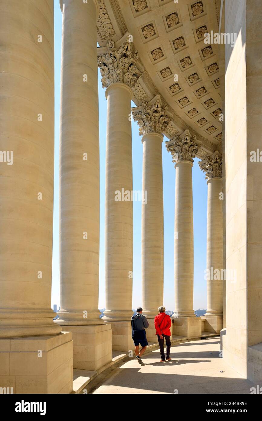France, Paris, Latin Quarter, Pantheon (1790) neoclassical style ...